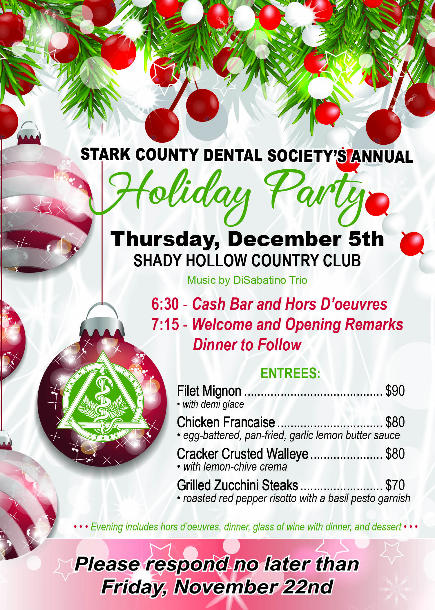 SCDS Holiday Celebration – Stark County Dental Society